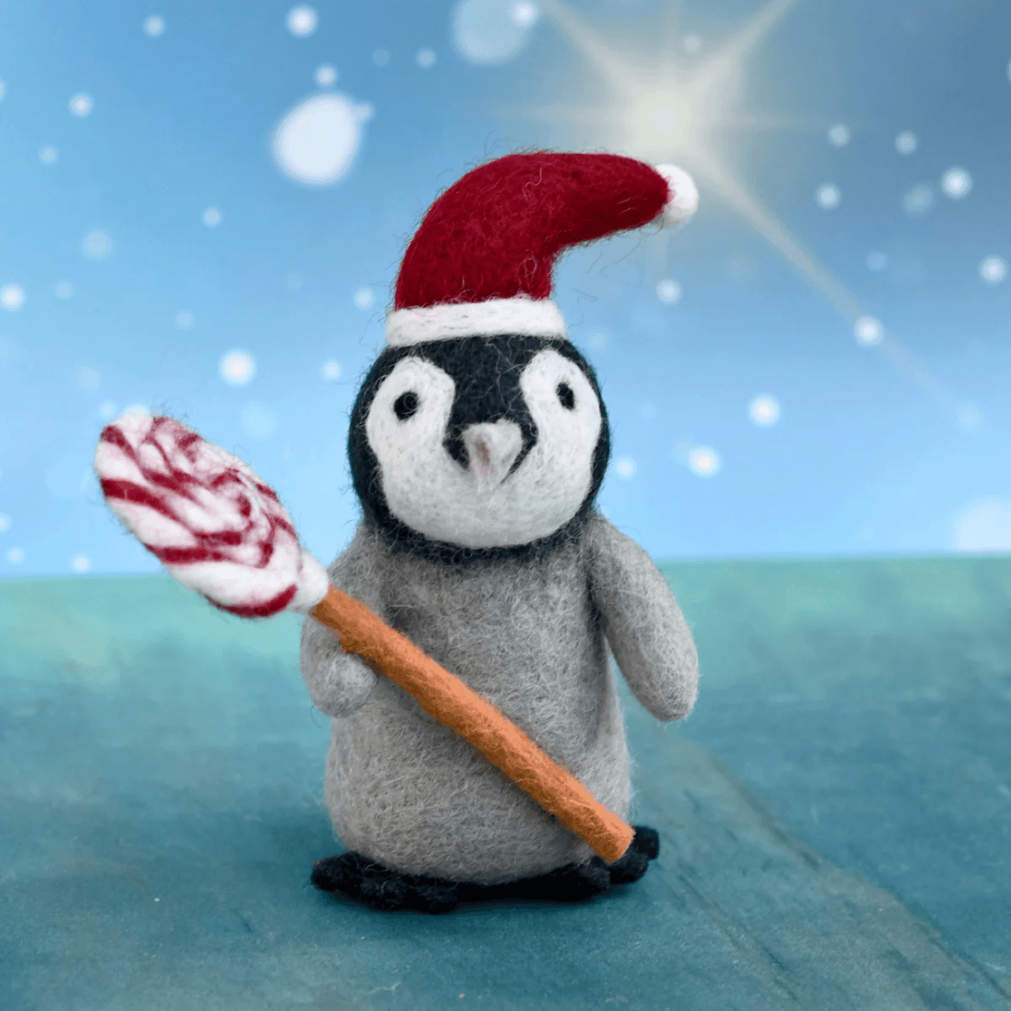 Tara Treasures // Felt Penguin with Lollipop Toy – The Curated Parcel