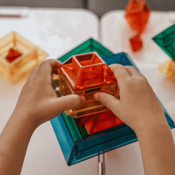 Stacking Rainbow Pyramid 30 Pcs - The Curated Parcel