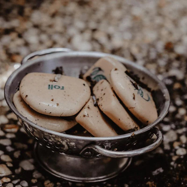 Yellow Door // Mud Kitchen Process Stones - The Curated Parcel